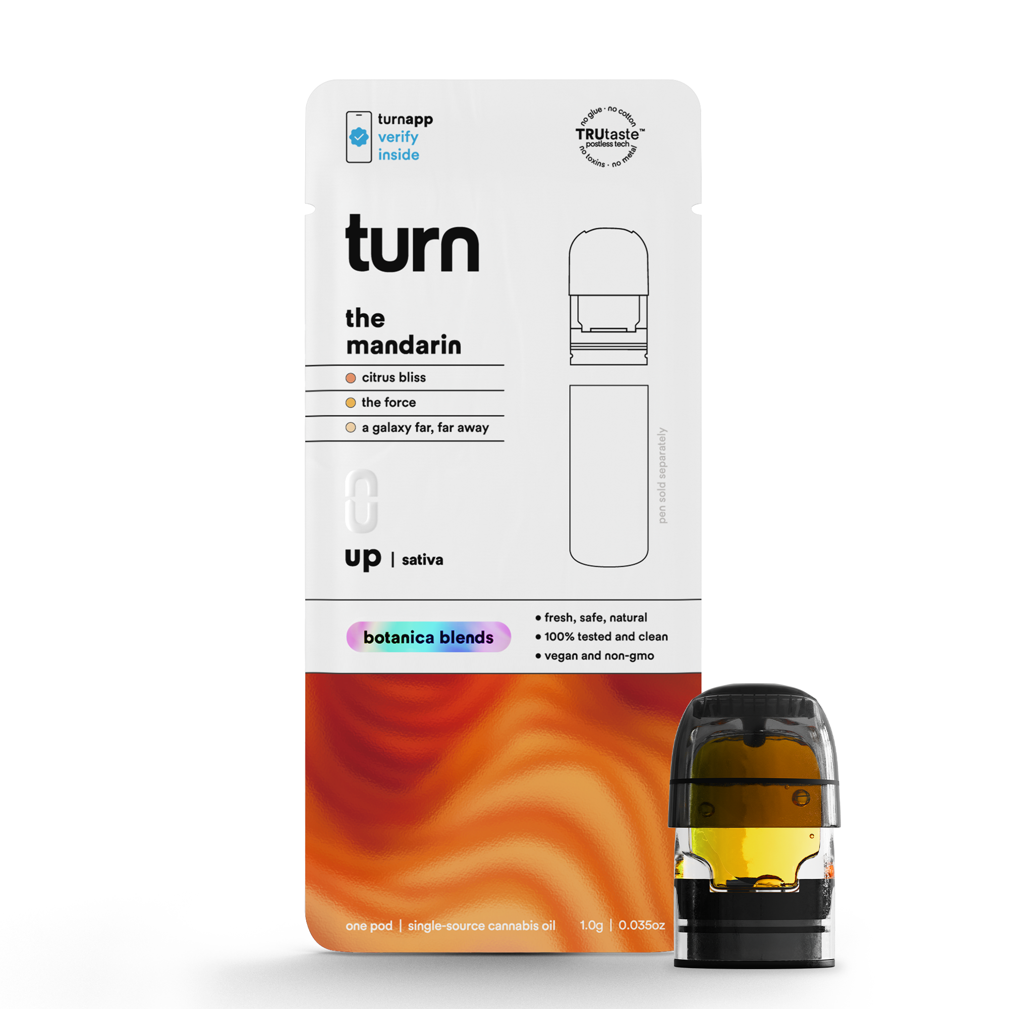 the mandarin turn podpak flavor